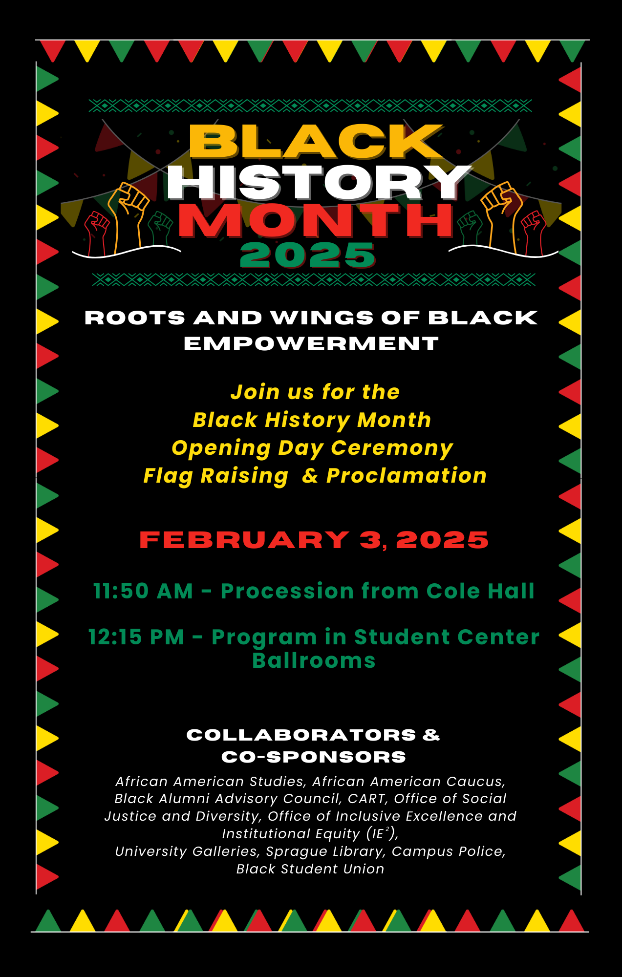 Procession, Flag Raising, And Opening Ceremony – African American ...