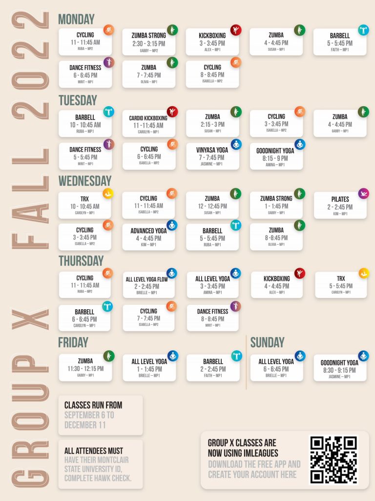 Group Exercise – Campus Recreation - Montclair State University