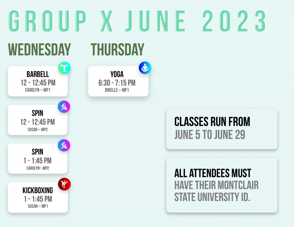 Group X – Campus Recreation - Montclair State University