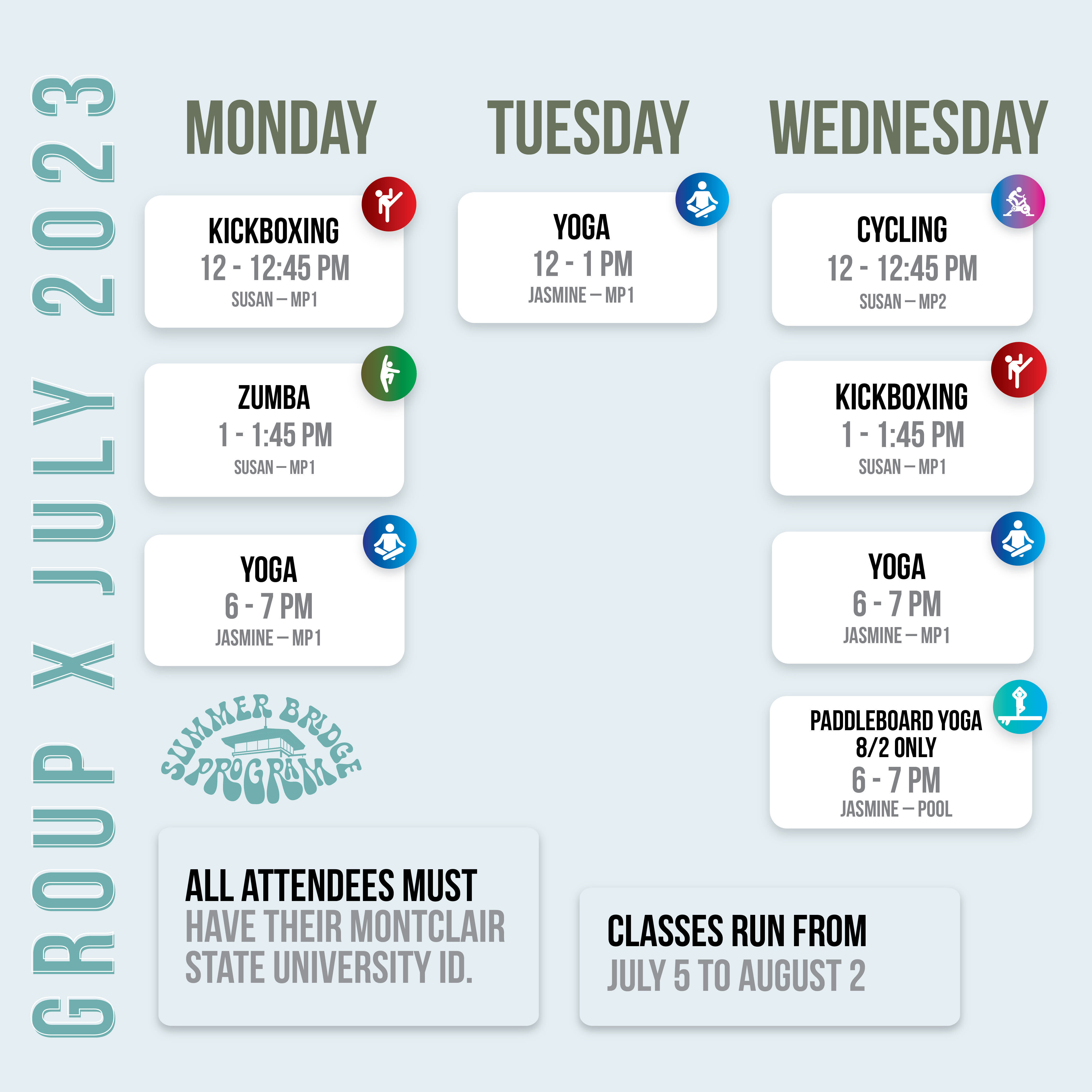 Group X – Campus Recreation - Montclair State University