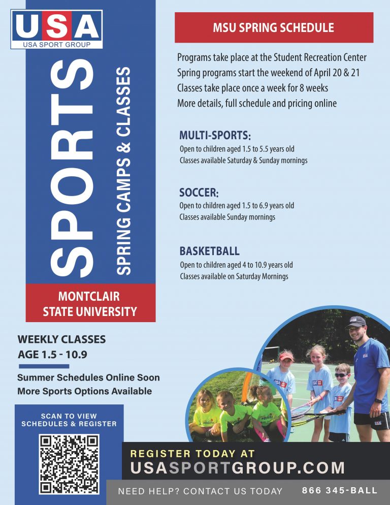 MSU Spring Flyer – Campus Recreation - Montclair State University
