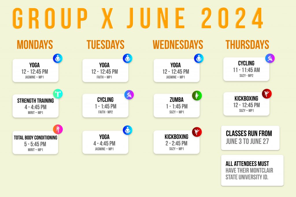 Group X – Campus Recreation - Montclair State University