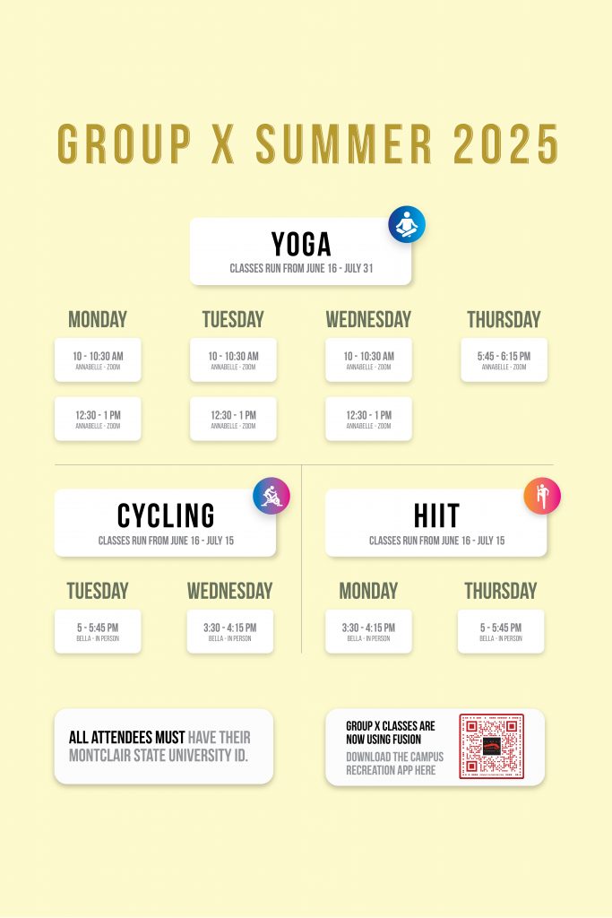 Group X – Campus Recreation - Montclair State University