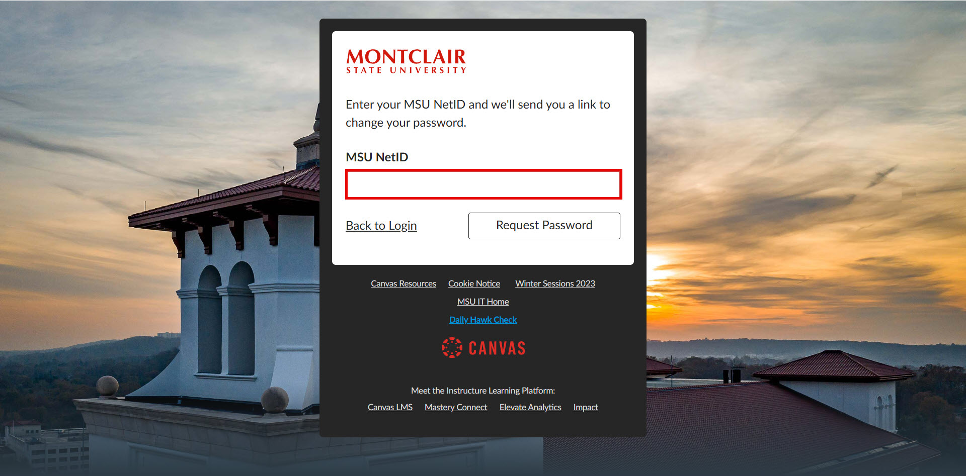 Configure Your Canvas Guest/Temp Account Login – Canvas - Montclair ...
