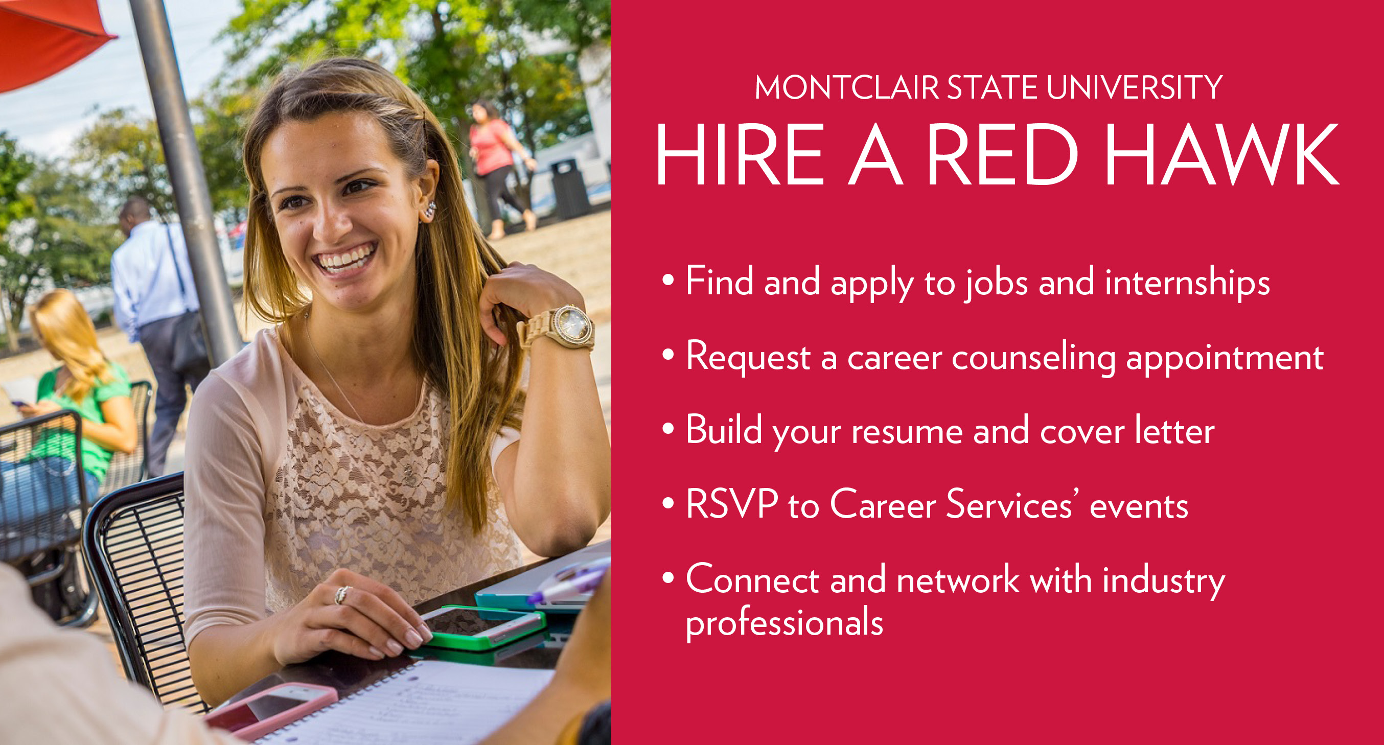 Introducing Hire A Red Hawk – Career Services - Montclair State University