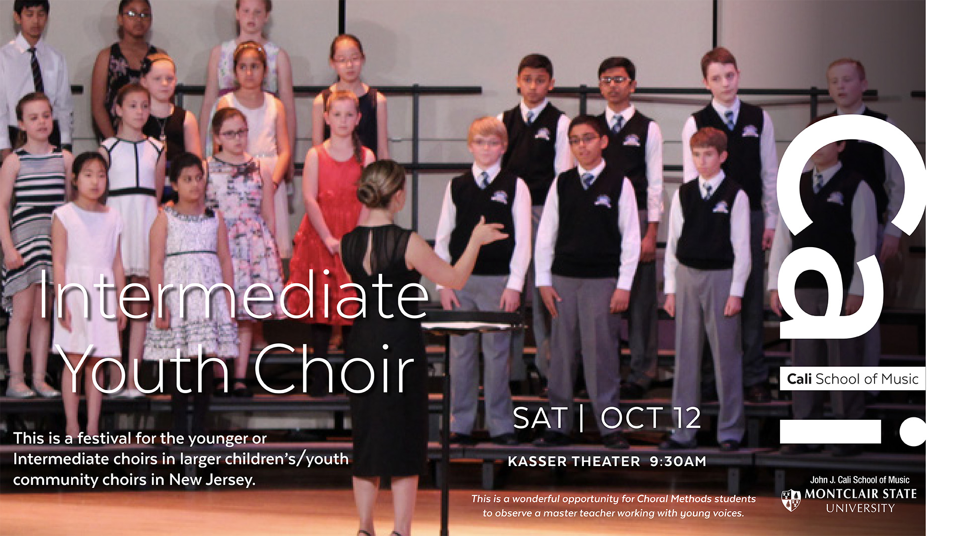 Intermediate Youth Choir Festival - University Calendar - Montclair ...