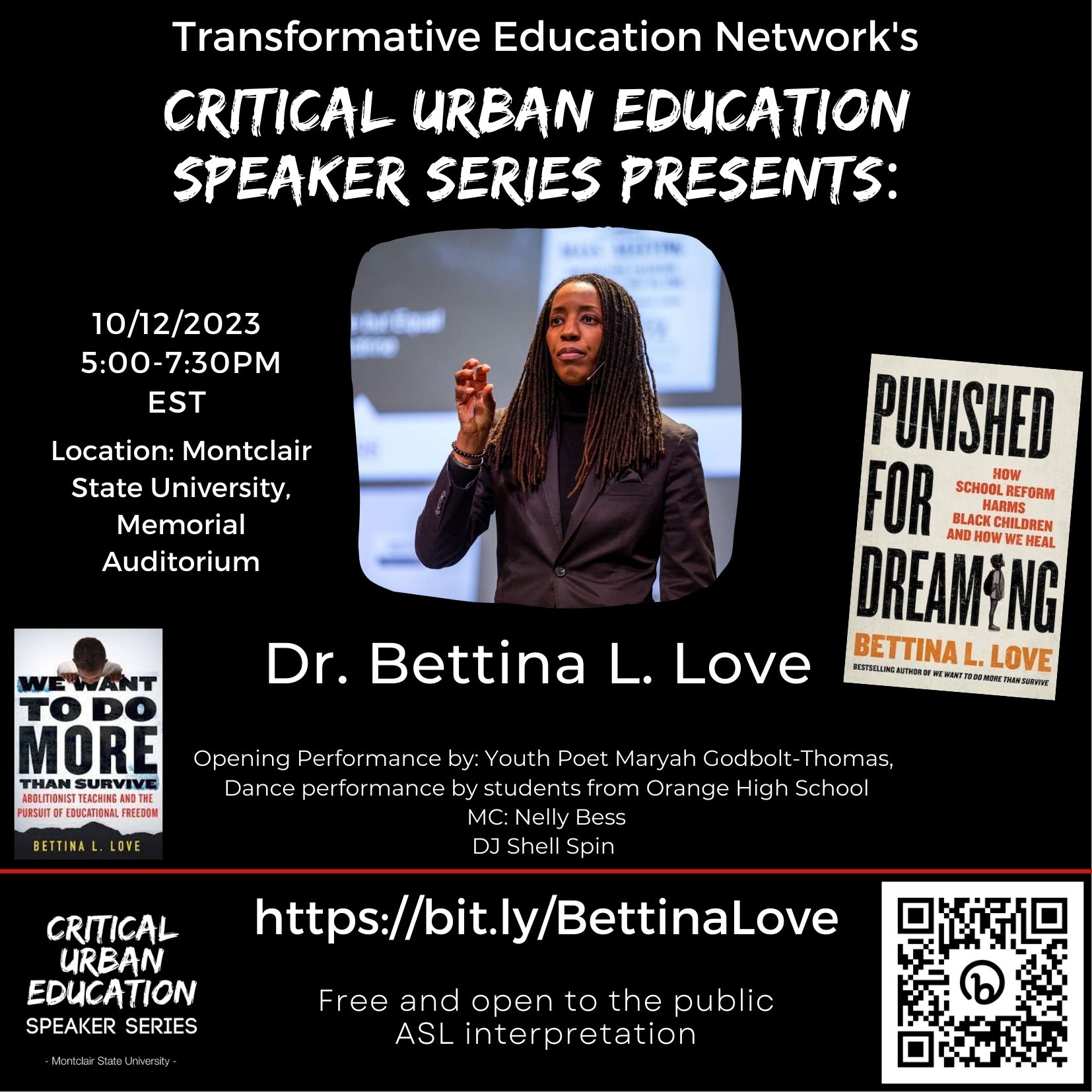 Dr. Bettina L. Love – College For Education And Engaged Learning - Montclair State University