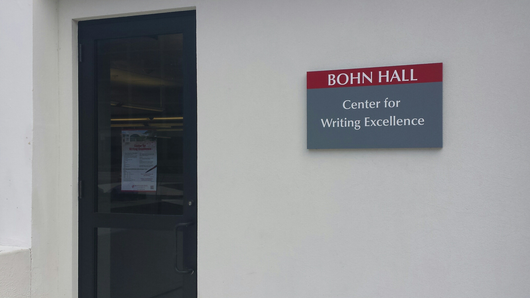 CWE Moves To Bohn Hall – Center For Writing Excellence - Montclair ...