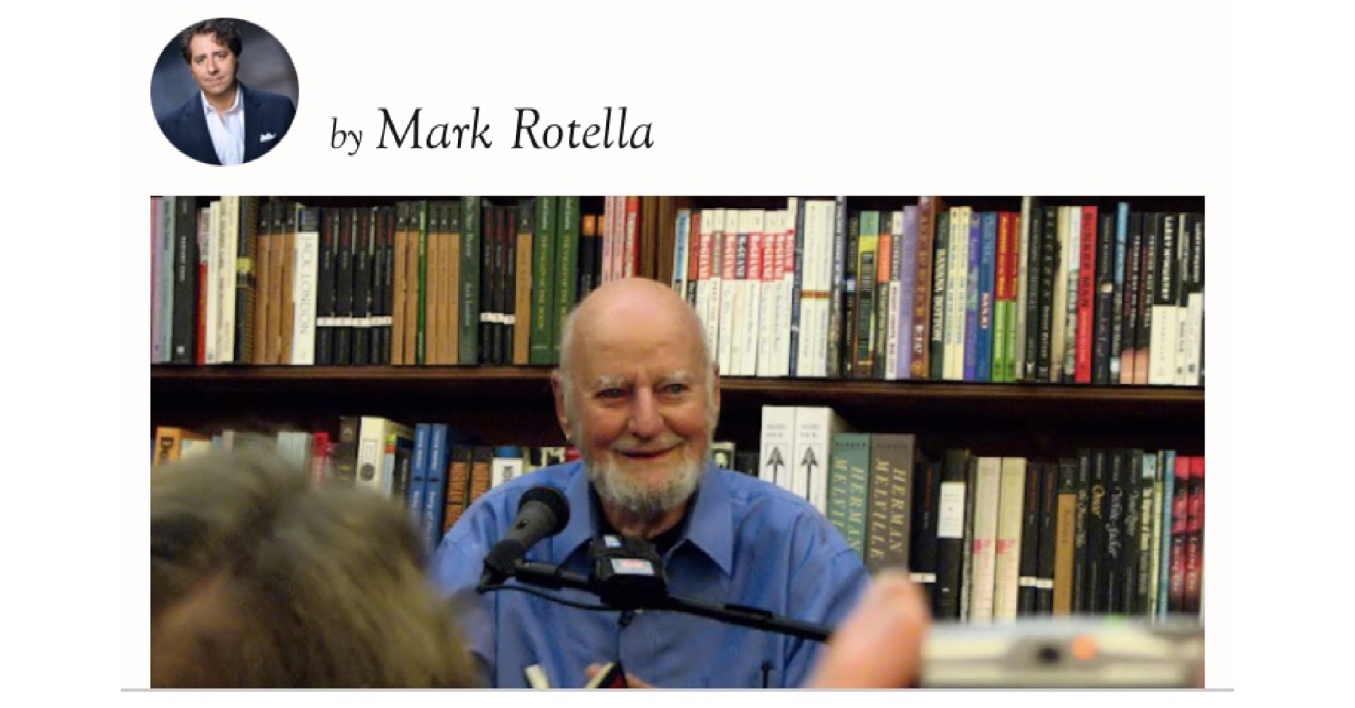 A Tribute To Lawrence Ferlinghetti By Coccia Institute Director, Mark ...