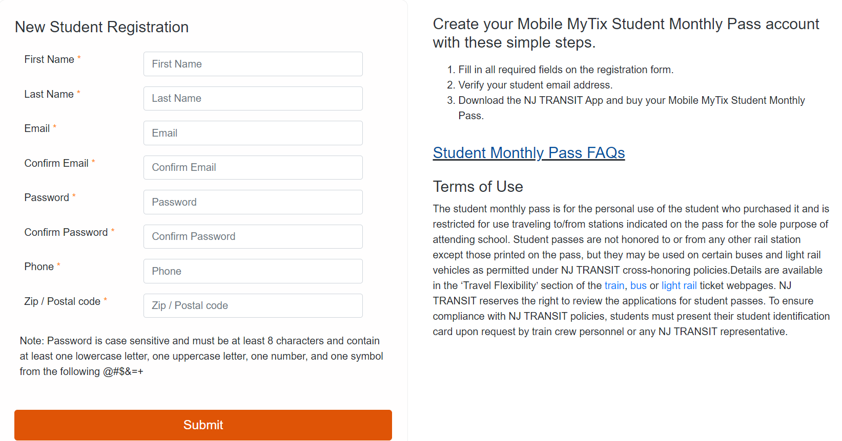 Transportation – Commuter Life - Montclair State University