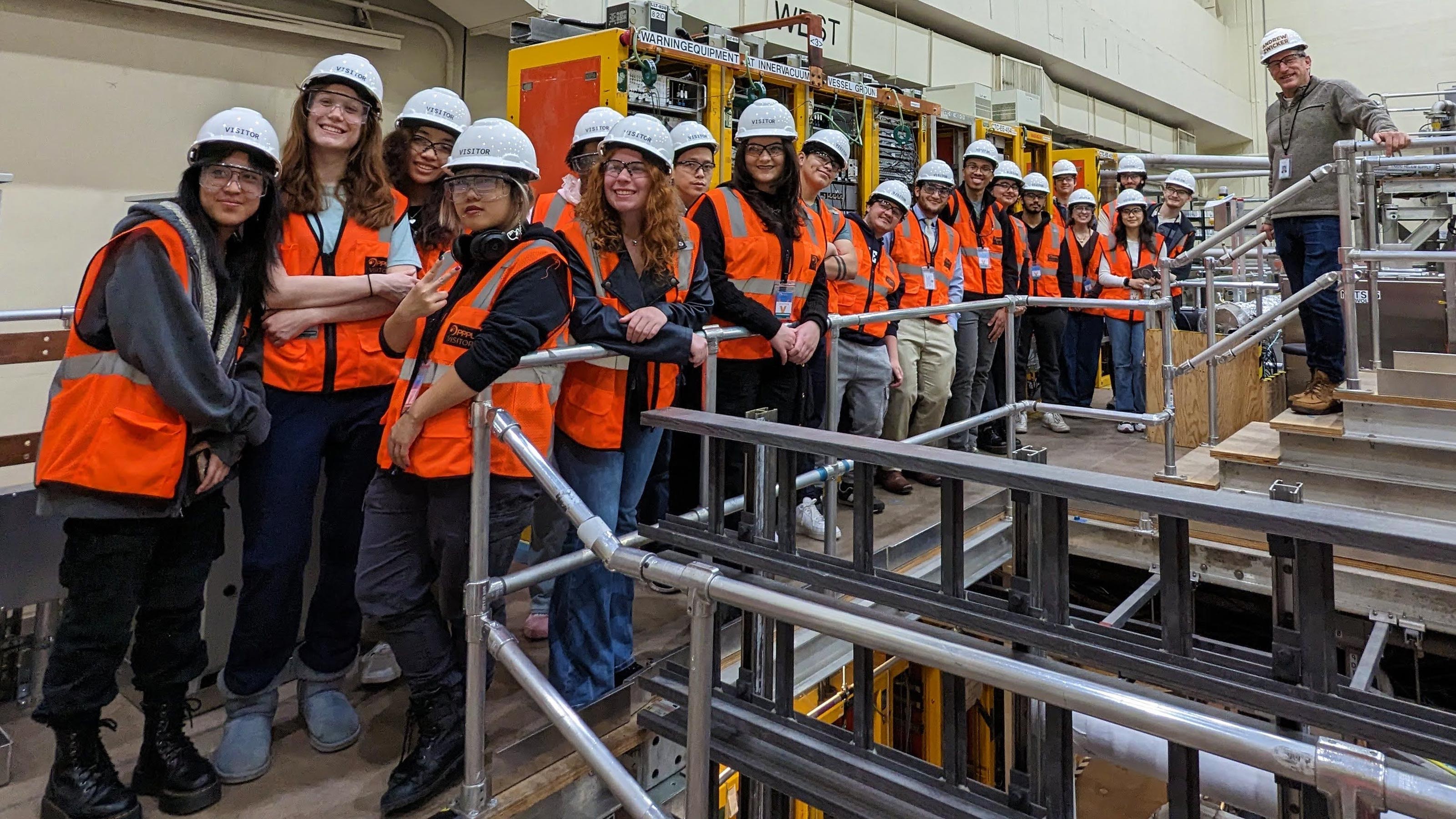 Physics Majors Visit Fusion Experiment At The Princeton Plasma Physics ...