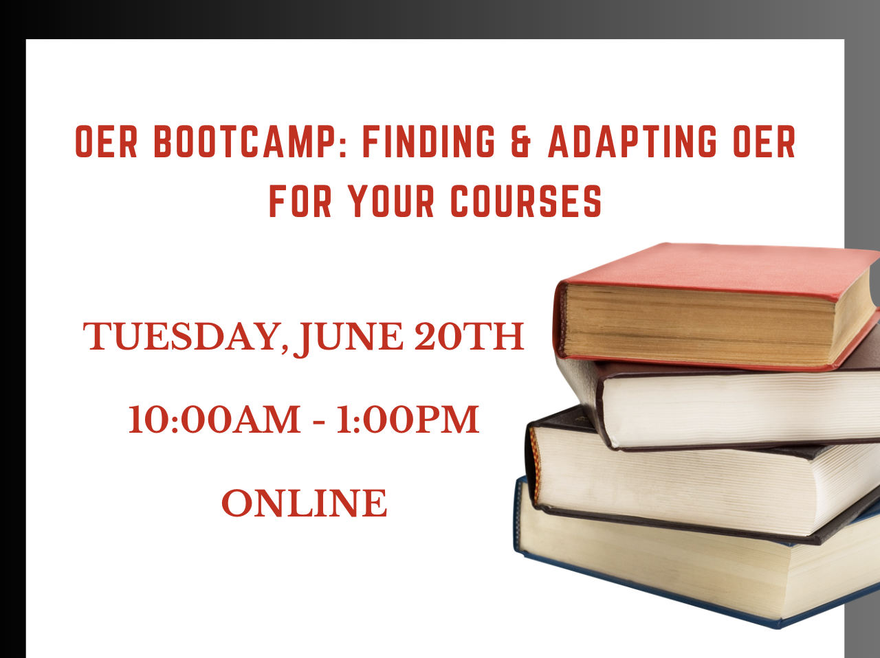 Open Educational Resources (OER) Bootcamp – Office For Faculty Excellence - Montclair State ...