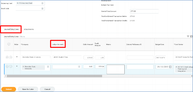 Accounting Journals – Finance And Treasury - Montclair State University