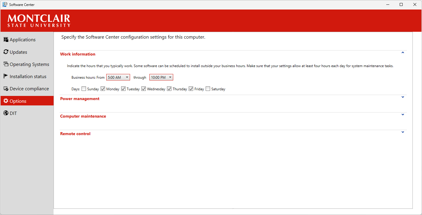 Software Center (Windows) – Information Technology Division - Montclair ...