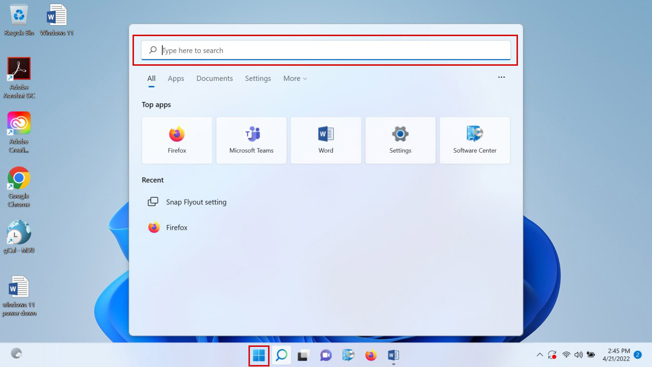 Navigating Windows 11 – Information Technology Division - Montclair ...