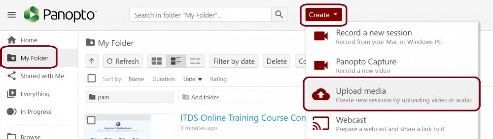 Upload To Panopto – Instructional Technology And Design Services ...