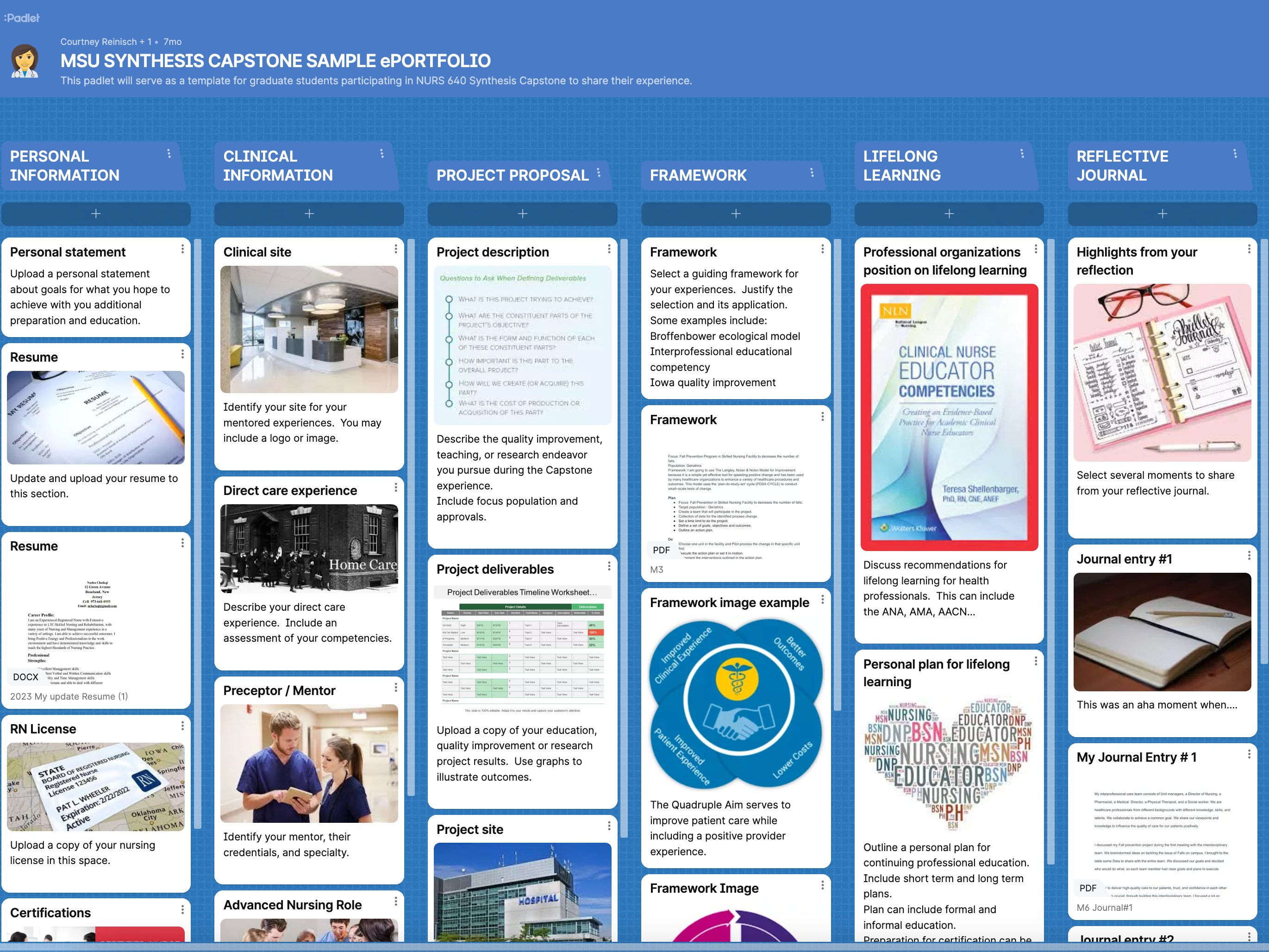 Showcase: Padlet (ePortfolio) – Instructional Technology And Design ...
