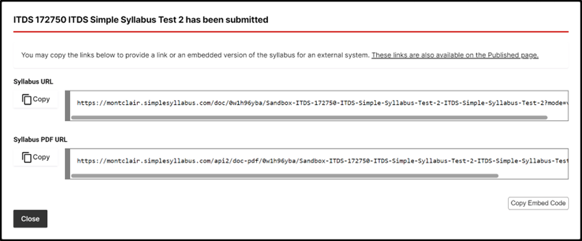 Simple Syllabus: Submitting And Sharing Your Syllabus – Instructional ...