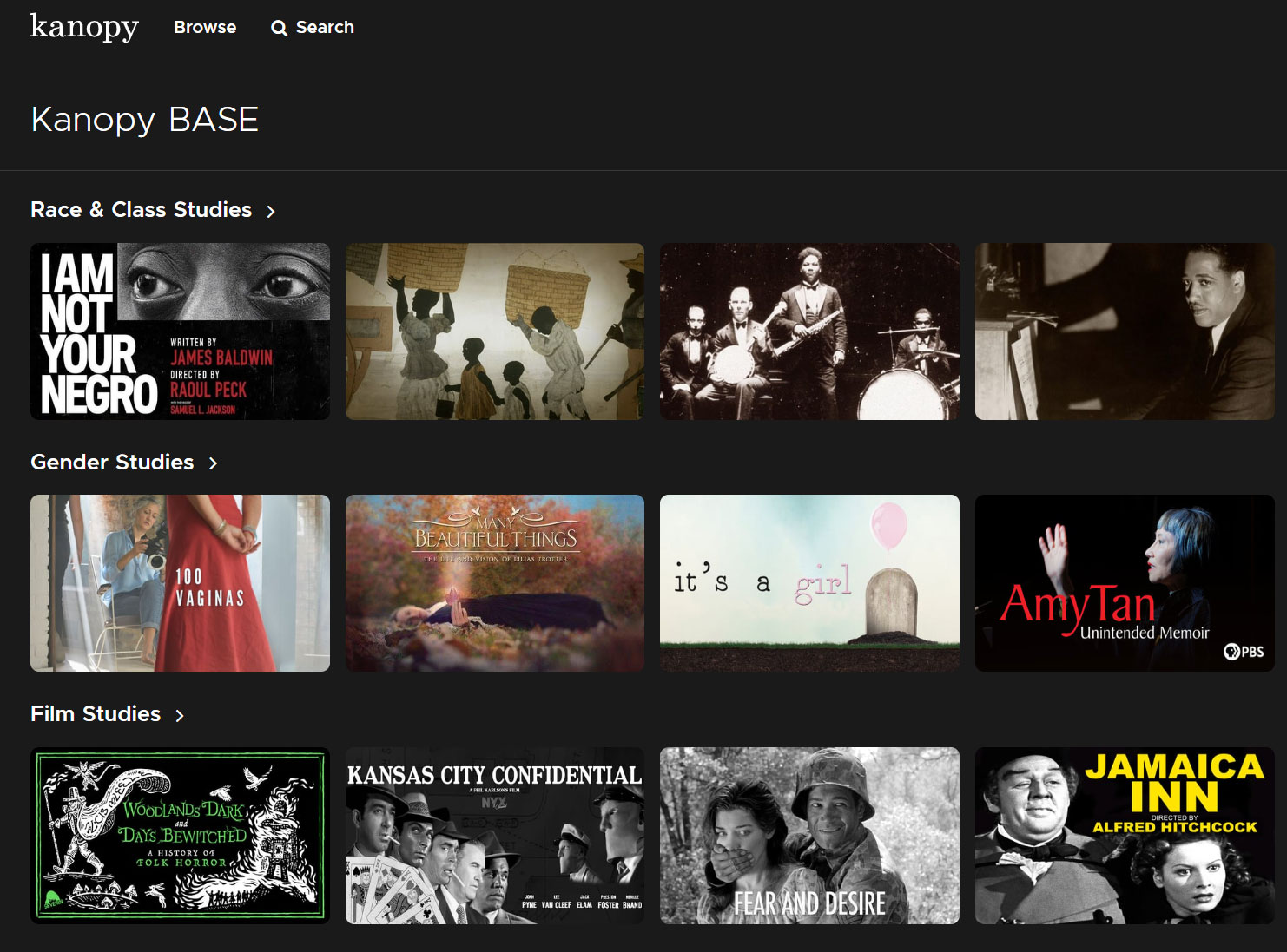 New Videos Available On Kanopy BASE – University Libraries - Montclair ...