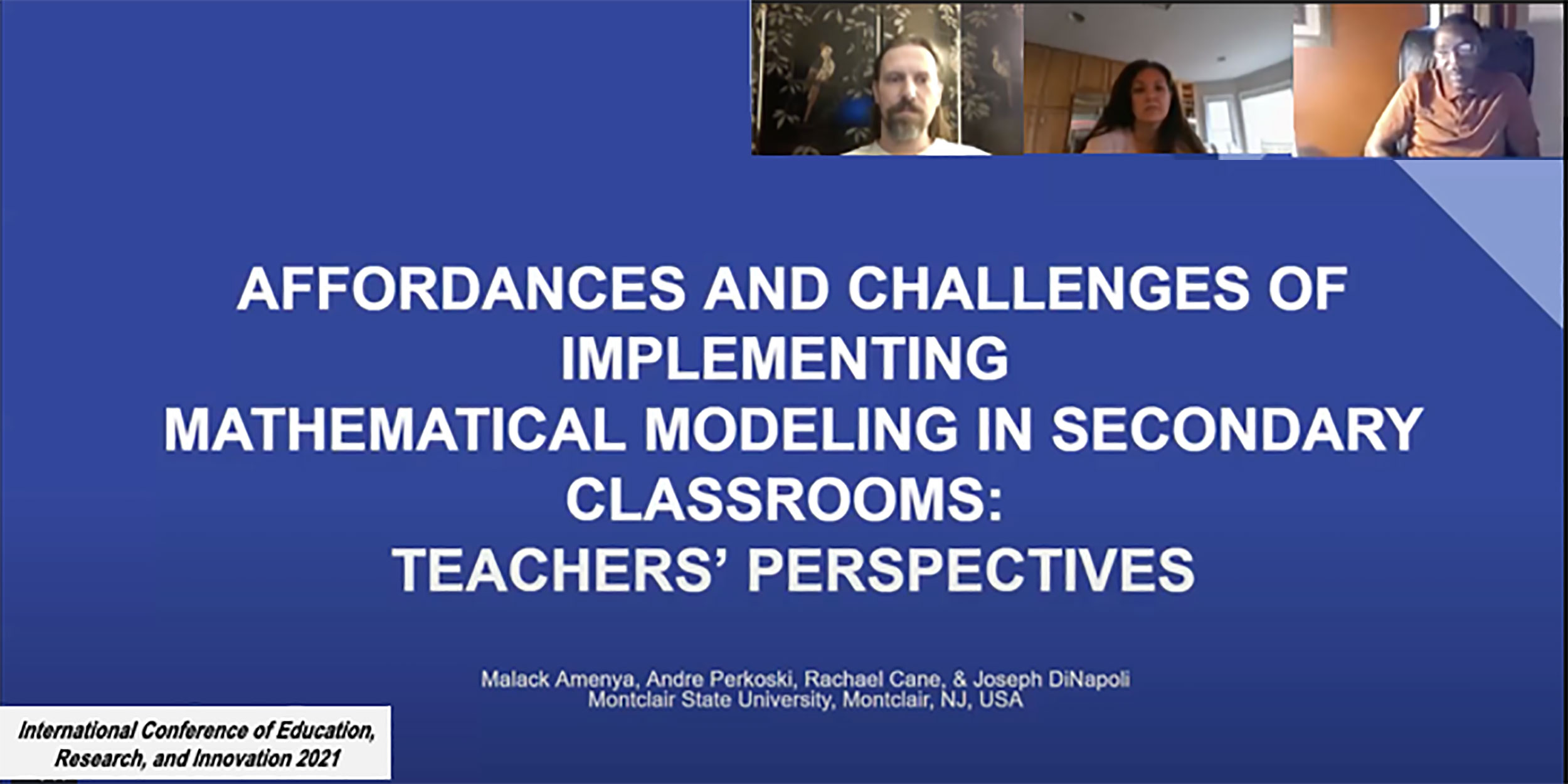 Research Presentations – Mathematics Education PhD - Montclair State ...
