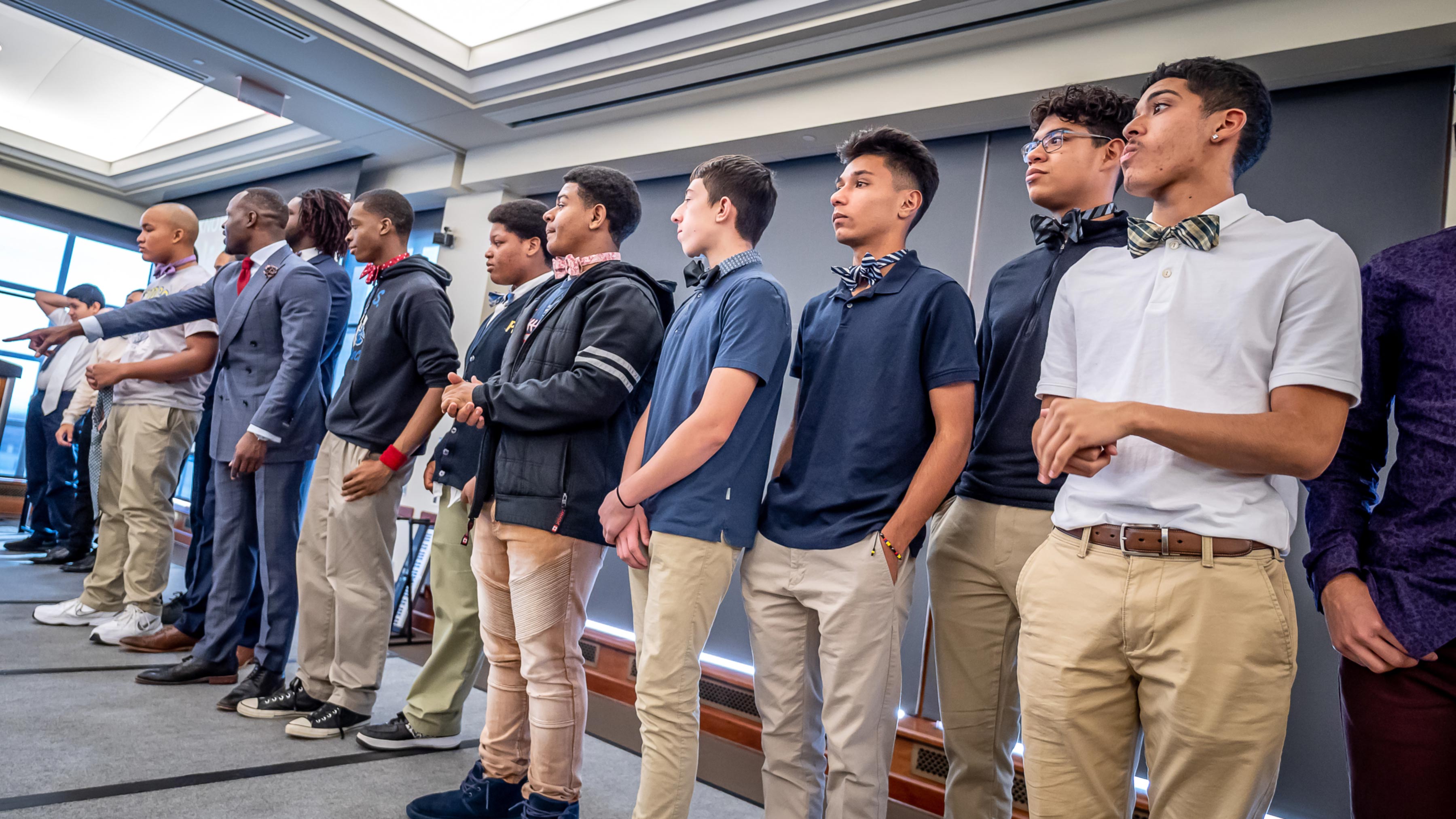 At Boys To Men, Mentors Fashion Student Success – Press Room ...