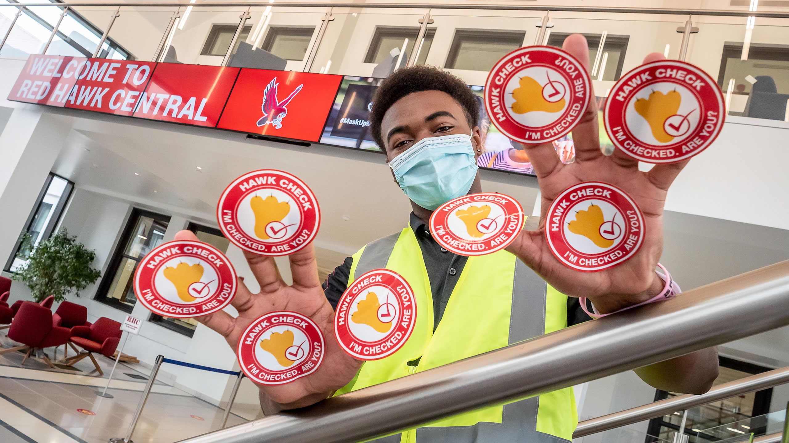 Get Your Hawk Check Stickers! – Press Room - Montclair State University