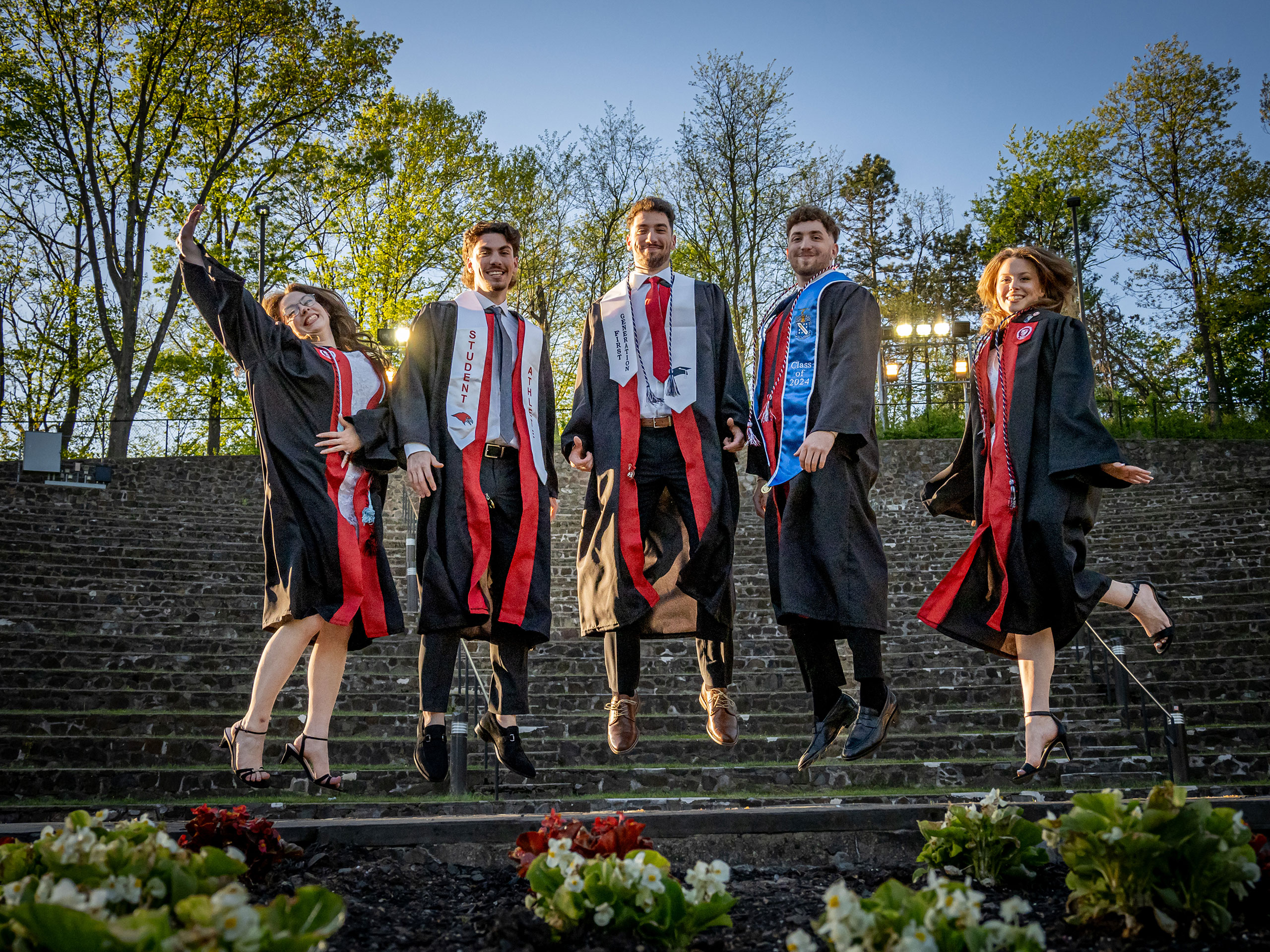 N.J. Quintuplets Make History As They Graduate From Montclair State ...