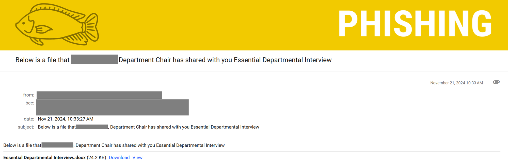 Google Form Phish: Below Is A File – Phish Files - Montclair State University