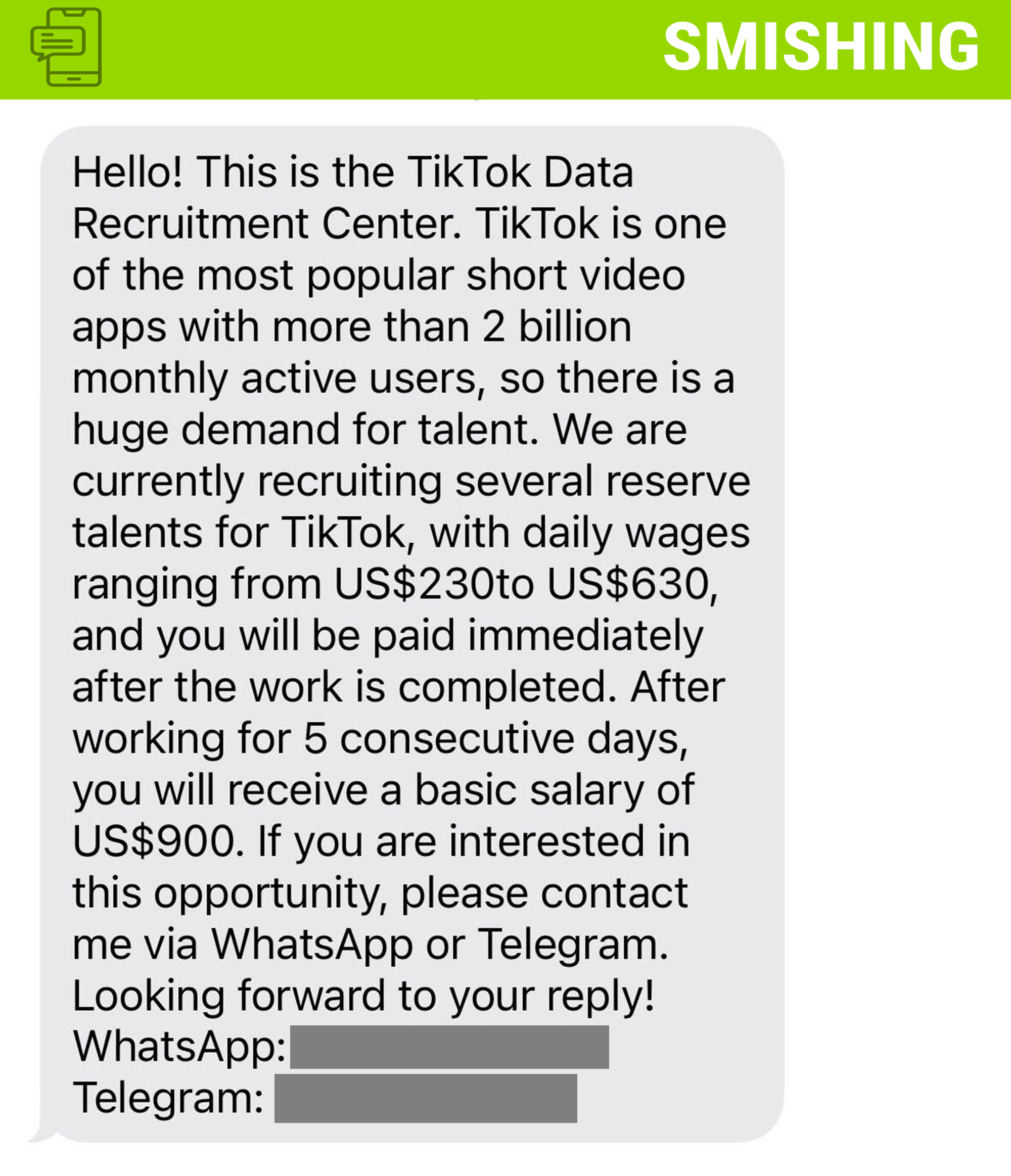 TikTok Data Recruitment Center – Phish Files - Montclair State University