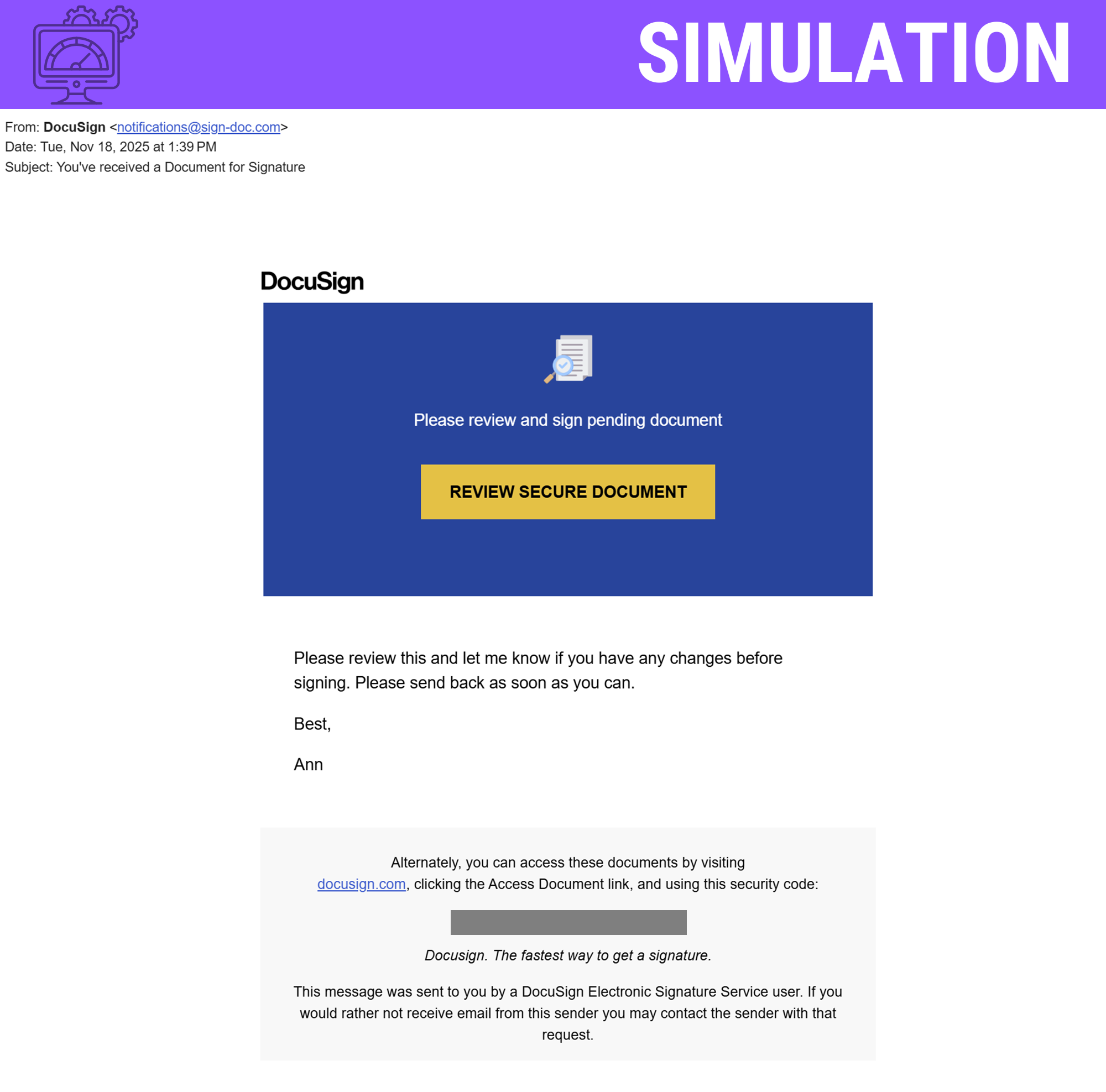 Simulation – Phish Files - Montclair State University