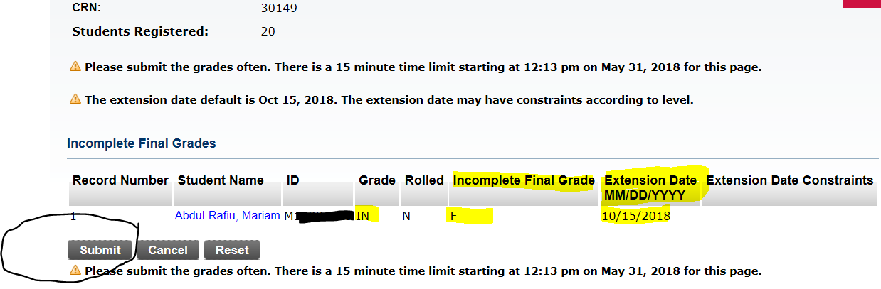 FAQ’s For Final Grade Submission – Red Hawk Central - Montclair State ...