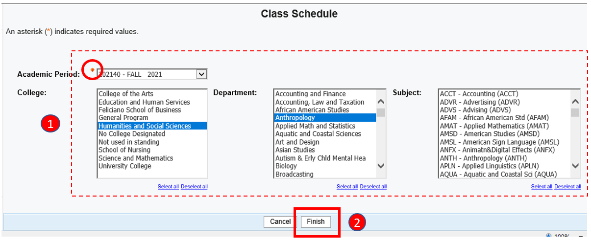 Cognos Reports User Guide – Red Hawk Central - Montclair State University