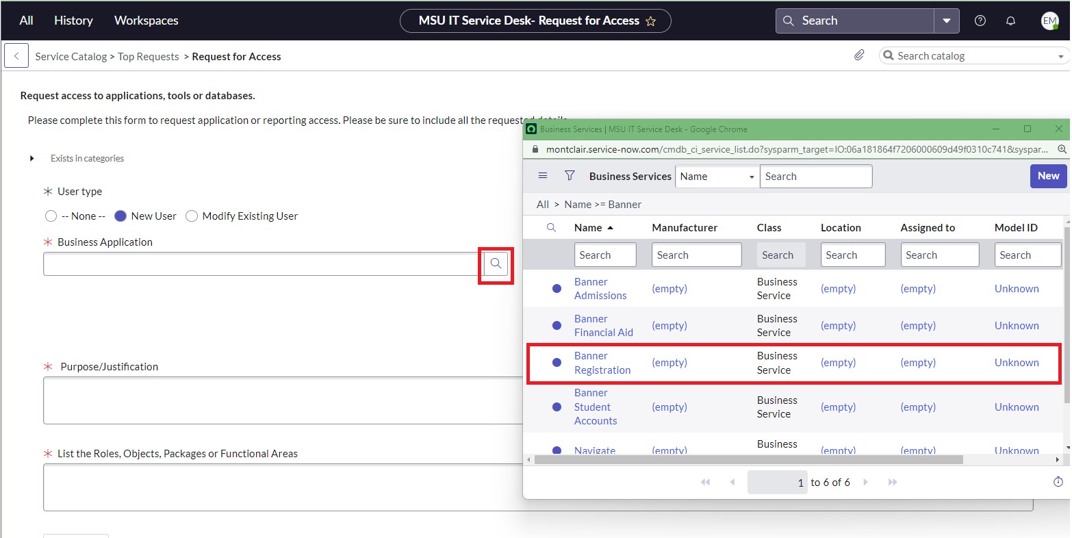 How To Create An Access Request For Banner Access Or Banner Reporting ...