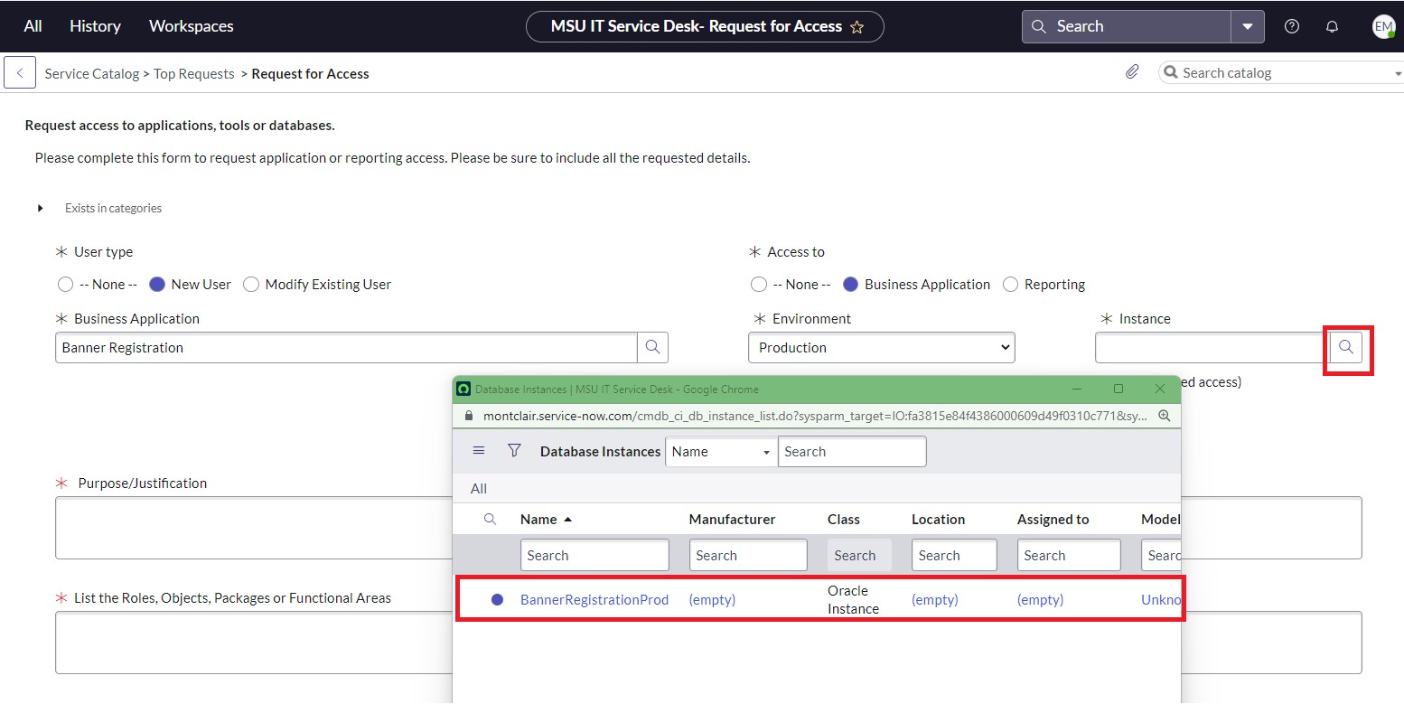 How To Create An Access Request For Banner Access Or Banner Reporting ...