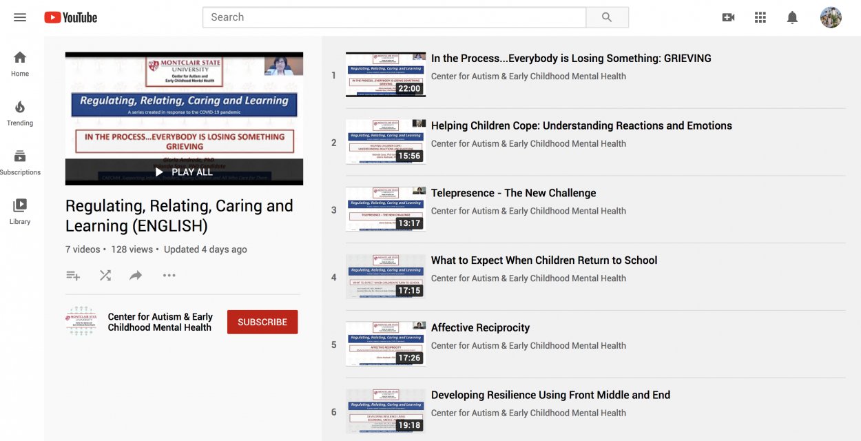 Virtual Learning And Telepresence Videos From The Center For Autism And ...