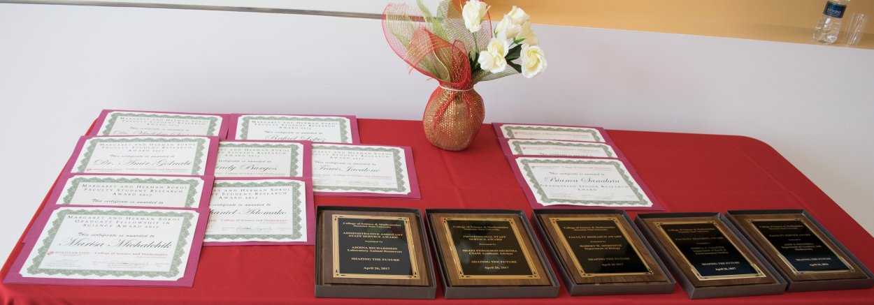 Awards And Honors – Chemistry And Biochemistry - Montclair State University