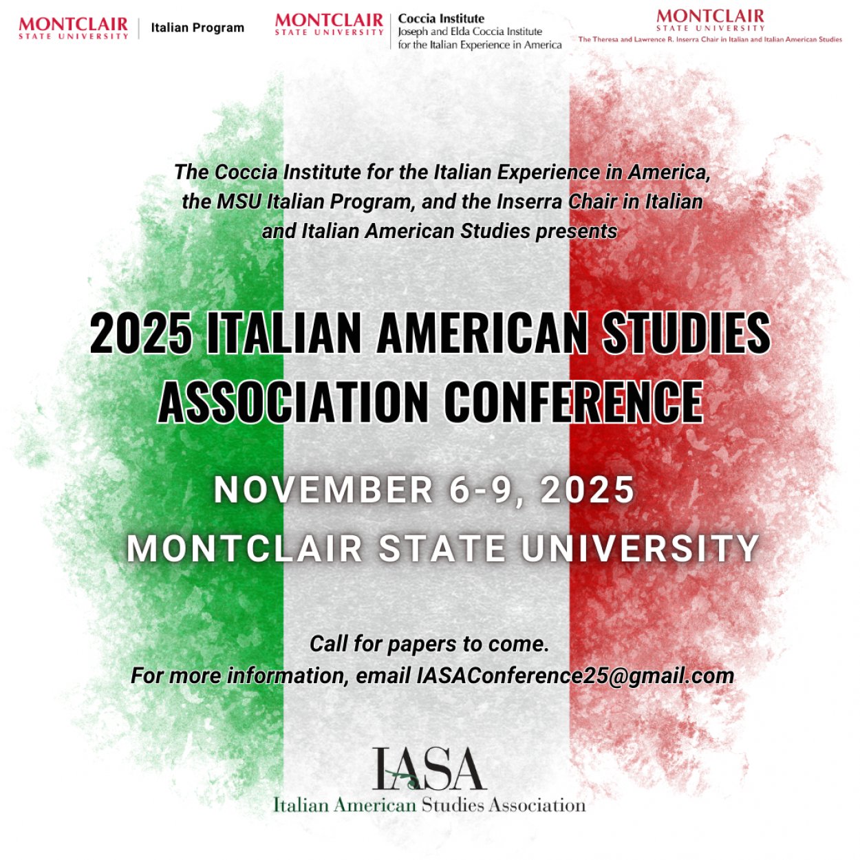 Montclair Will Host The 2025 IASA Conference! – Coccia Institute - Montclair State University