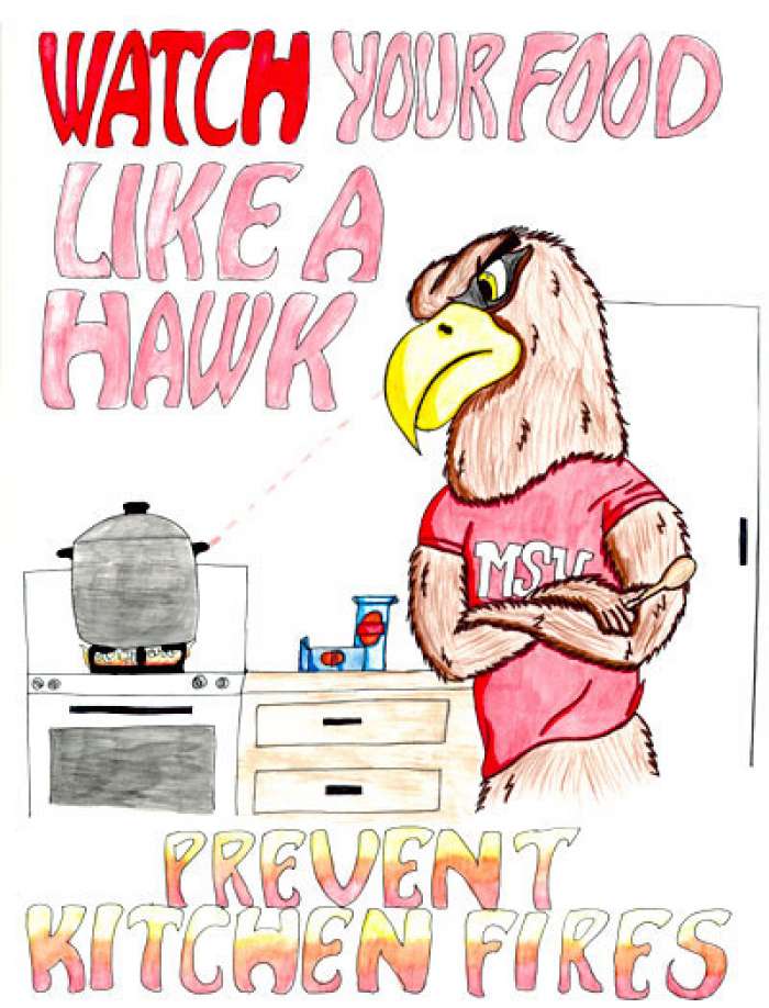 Kitchen Fire Safety Poster