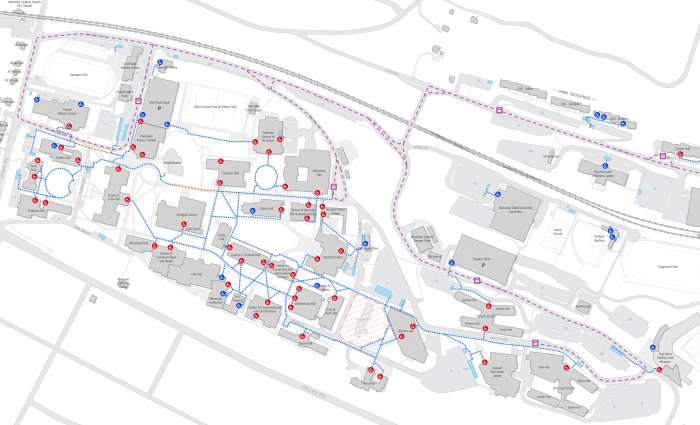 Campus Map Evolution Of A Campus Map – State Cartographer's Office