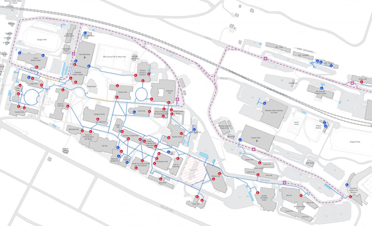 University Facilities Launches New Campus Accessibility Map – University Facilities - Montclair ...