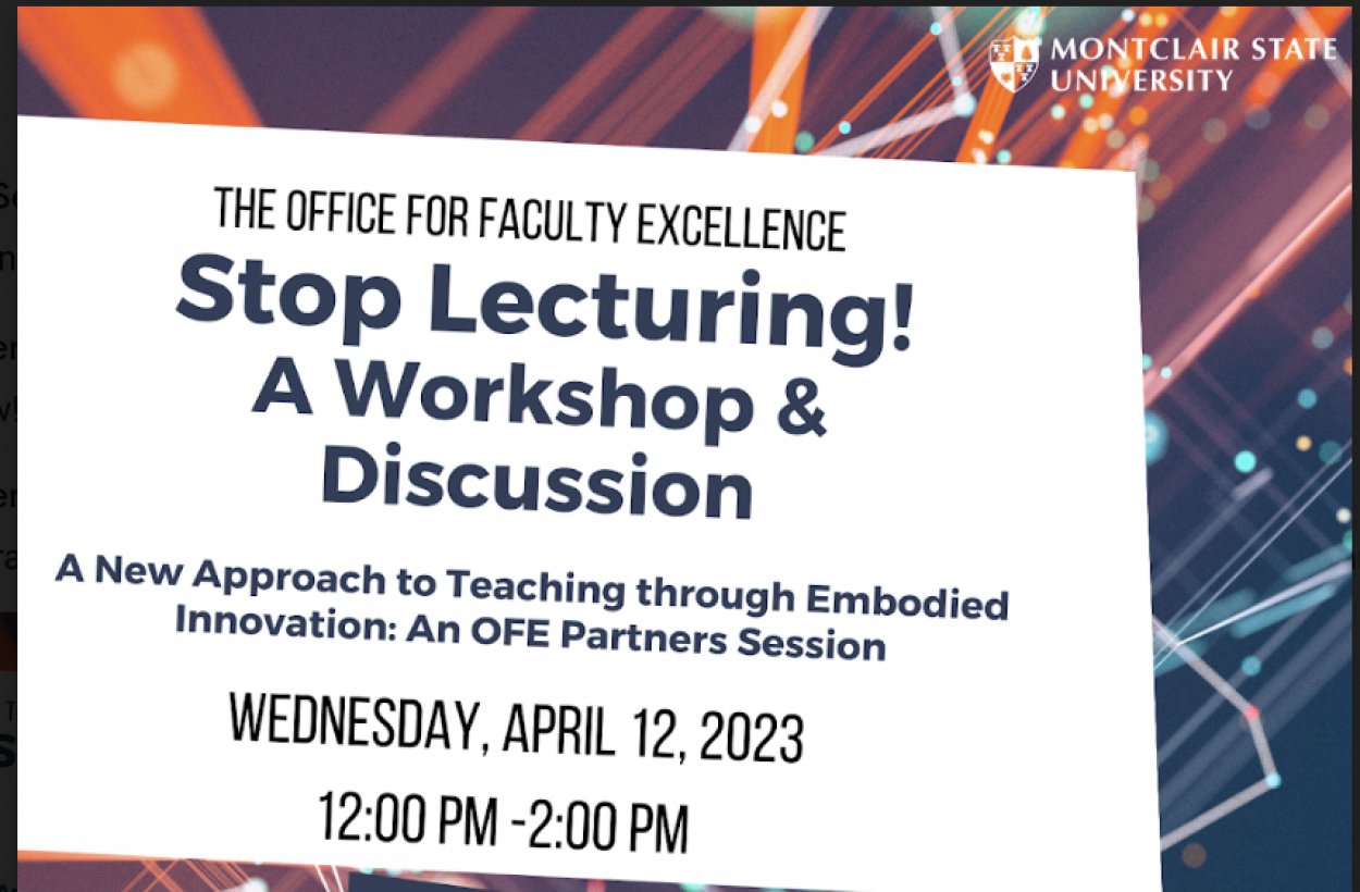 Apr 12, 2023 | Stop Lecturing! A New Approach To Teaching Through ...