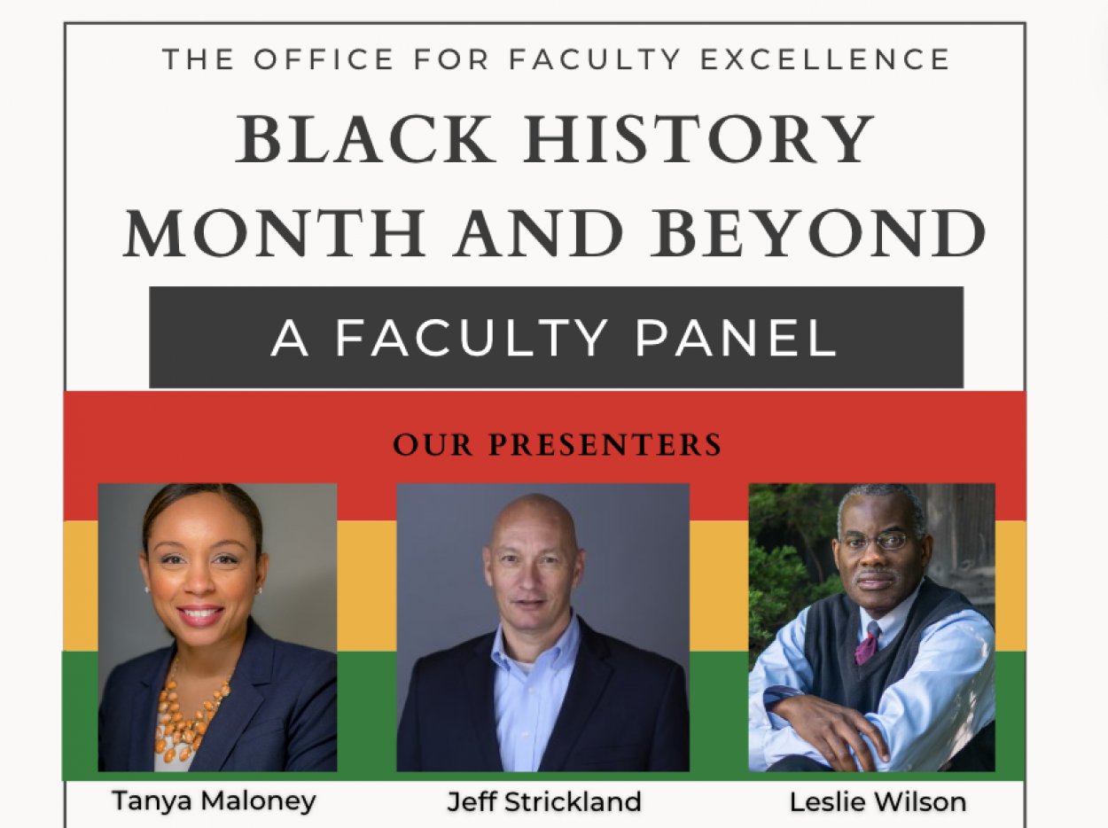 Black History Month And Beyond: A Faculty Panel – Office For Faculty ...