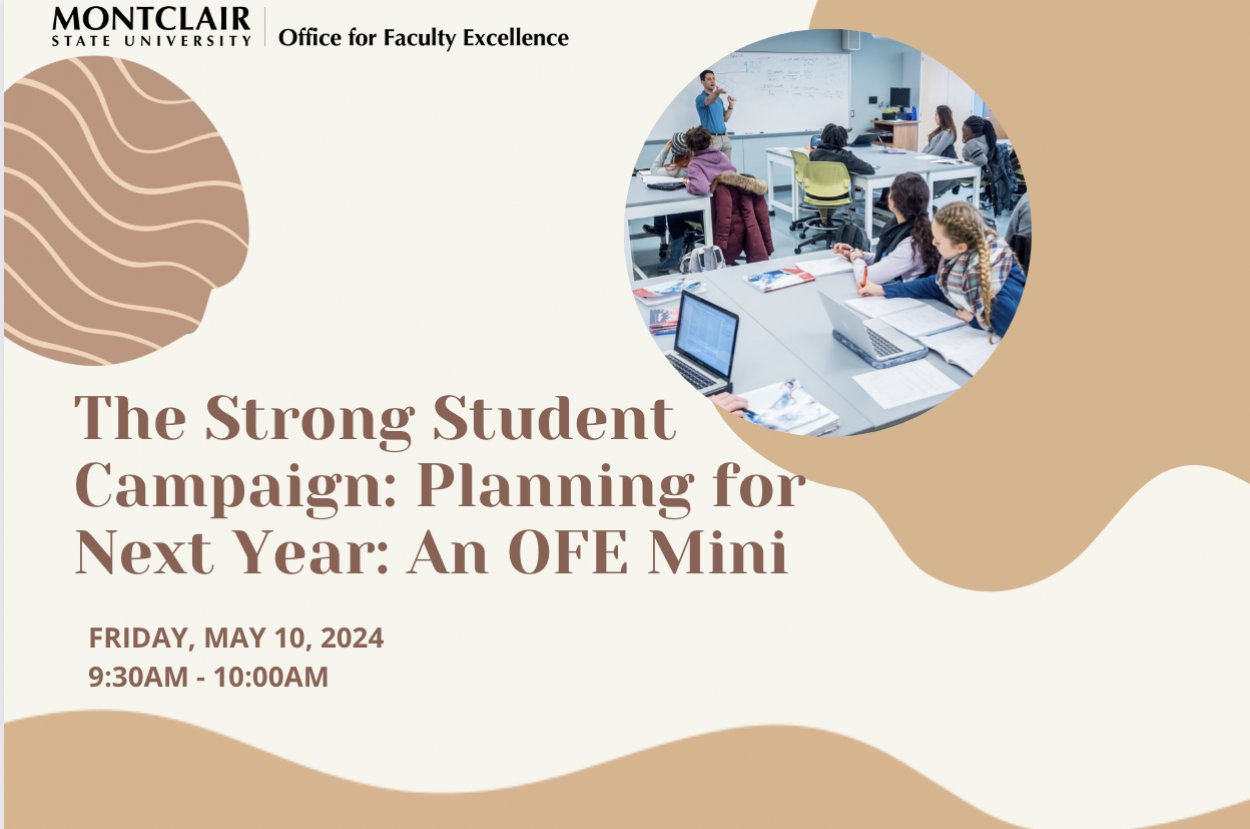 The Strong Student Campaign: Planning For Next Year – Office For ...