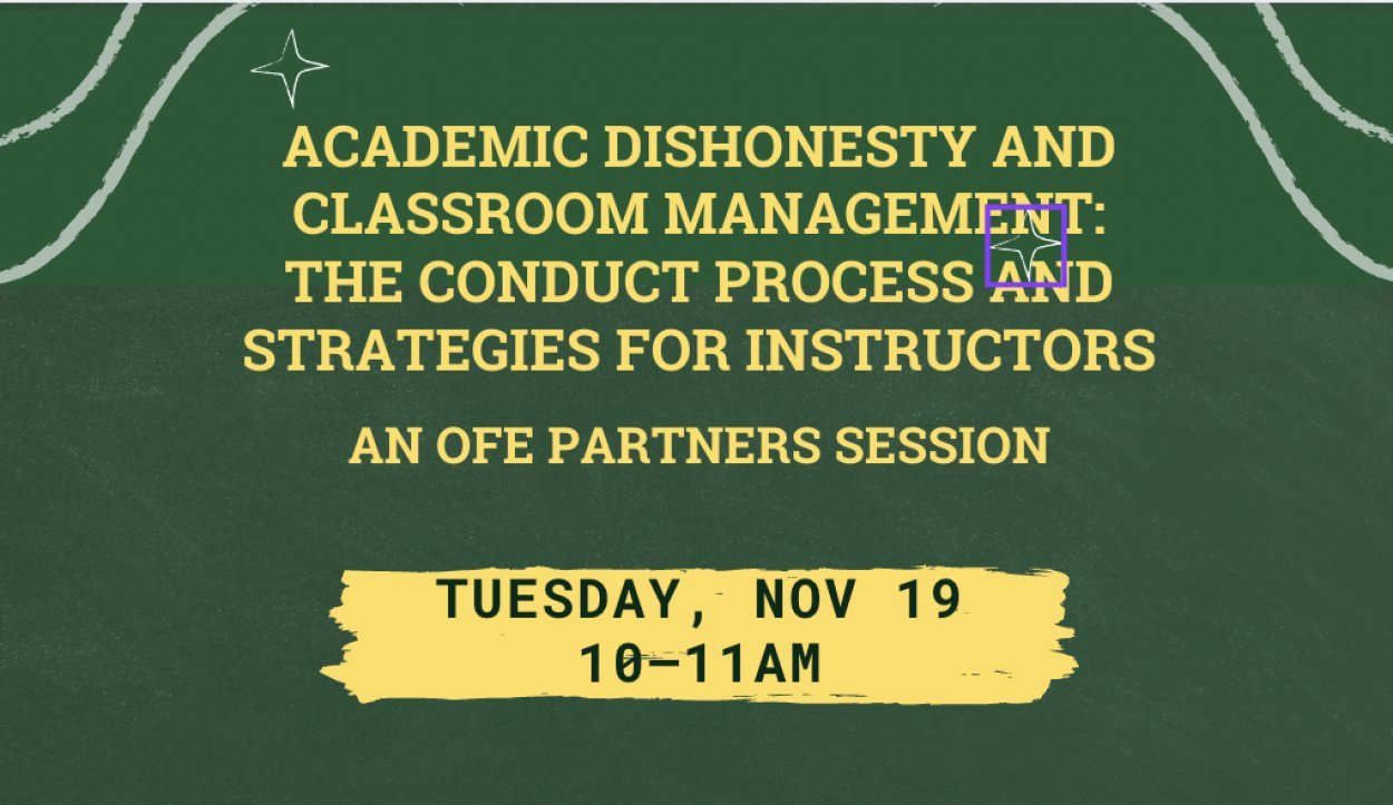 Academic Dishonesty And Classroom Management: The Conduct Process And ...