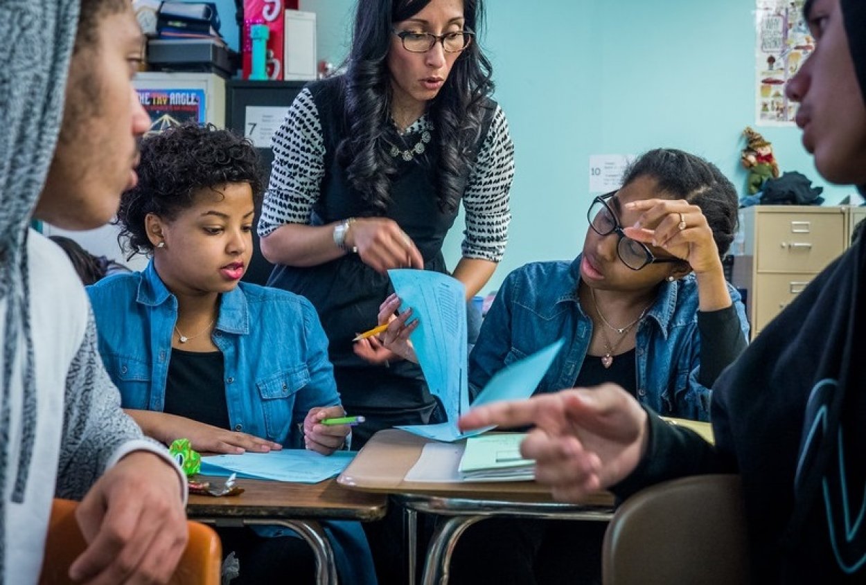 Middle School Math Teacher Teaching