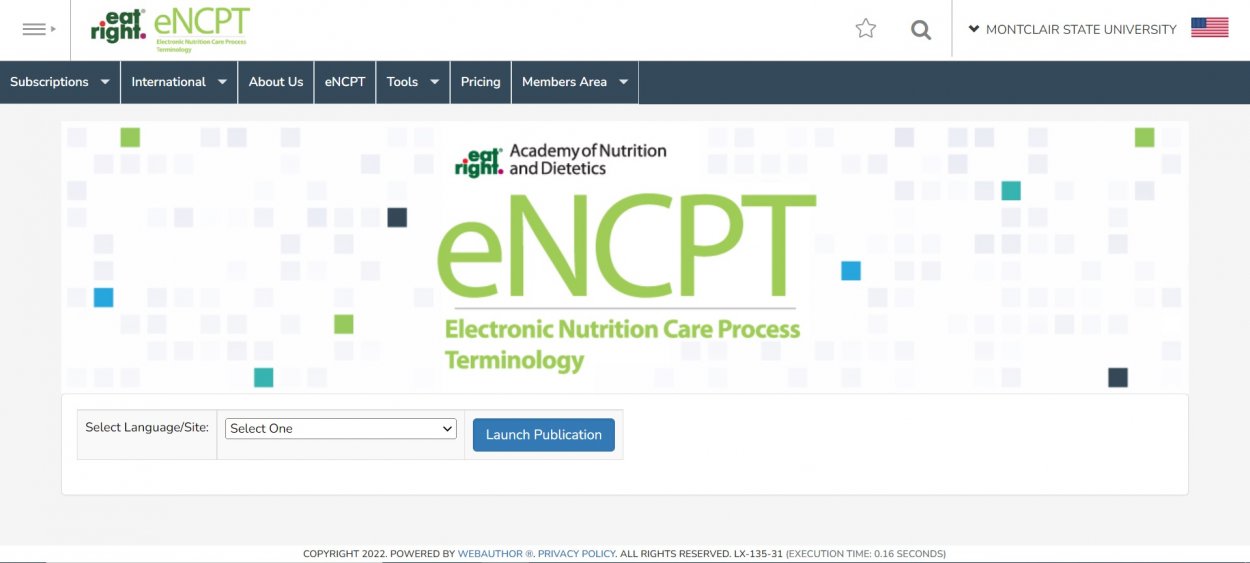 ENCPT Terminology Resource For Nutrition Process Now Available ...