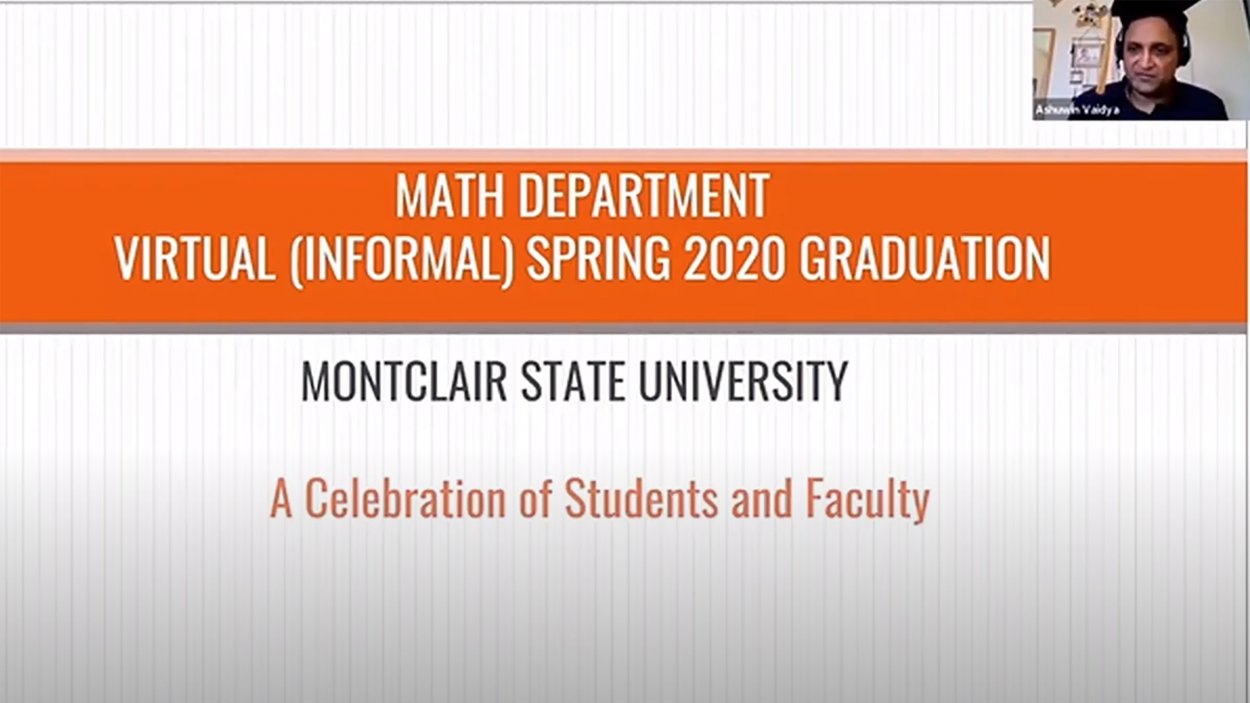 The Department Of Mathematics Hosts Virtual Graduation Ceremony ...