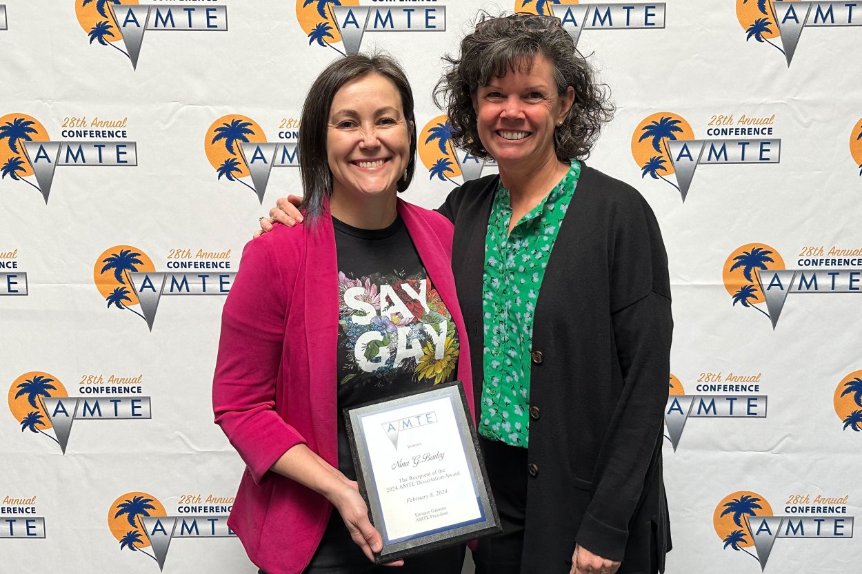 Dr. Bailey Receives National Dissertation Award – Mathematics ...