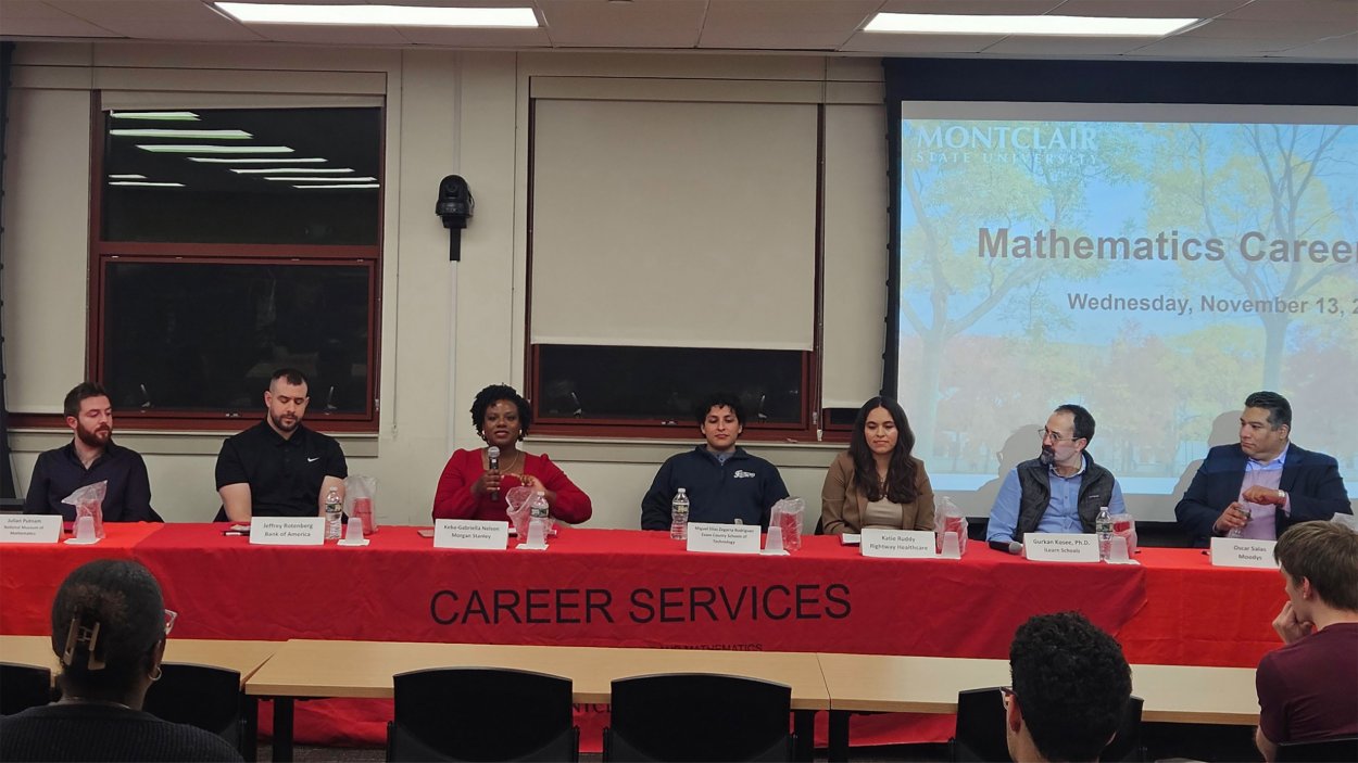 Mathematics Career Night A Success – Mathematics - Montclair State ...