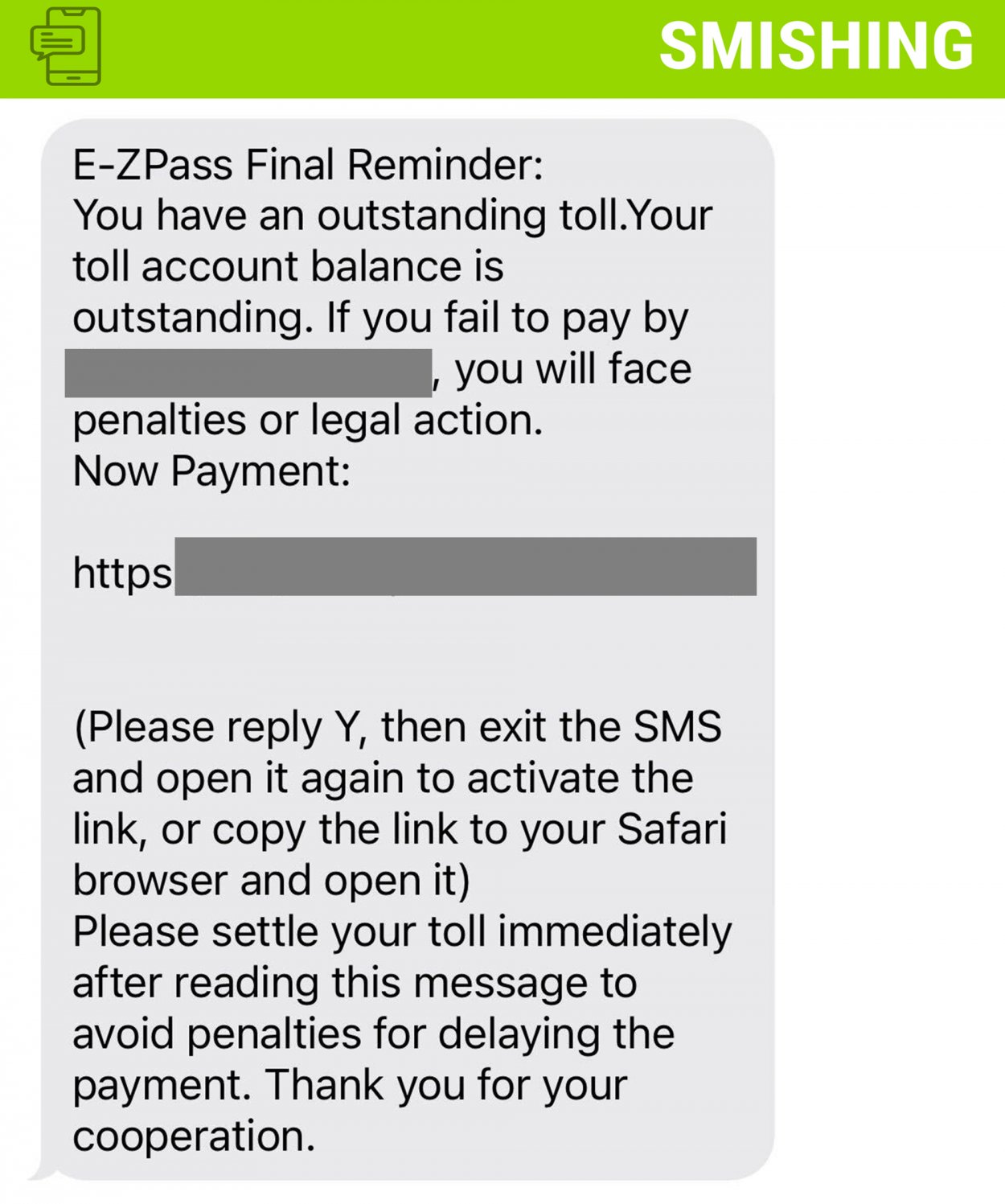 E-ZPass Final Reminder – Phish Files - Montclair State University